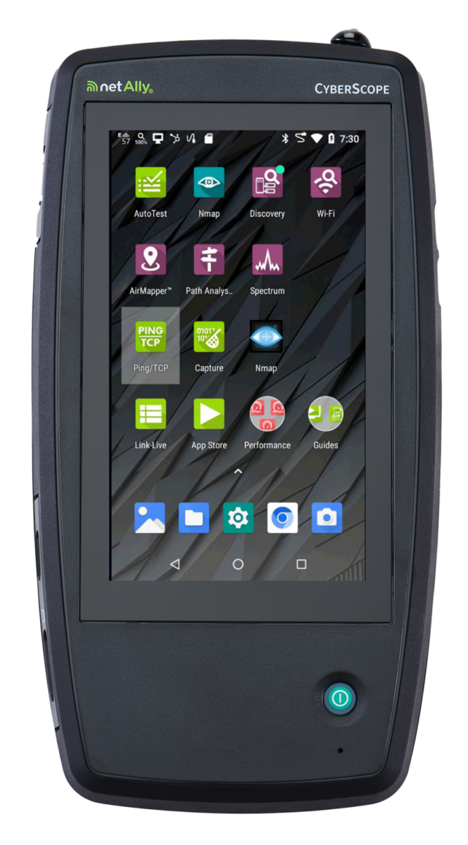 NetAlly Etherscope nXG 10G Handheld Tester - AJP Solutions UK Supplier